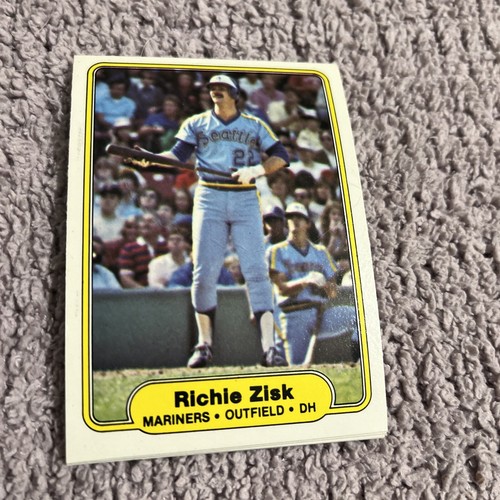 1982 Fleer #519 Richie Zisk Seattle Mariners | eBay