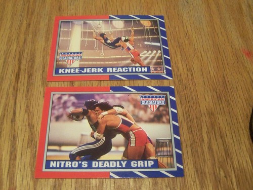 AMERICAN GLADIATORS 1991 TOPPS 2 CARD LOT TRADING CARD LOT V | eBay