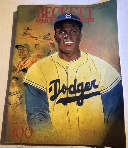 BECKETT 100TH ISSUE JACKIE ROBINSON COVER 1993 . | eBay
