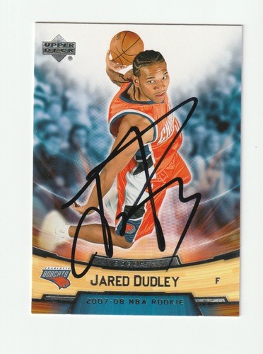Jared Dudley Signed 2007-08 Upper Deck Rookie Box Set Card #10 Auto ...