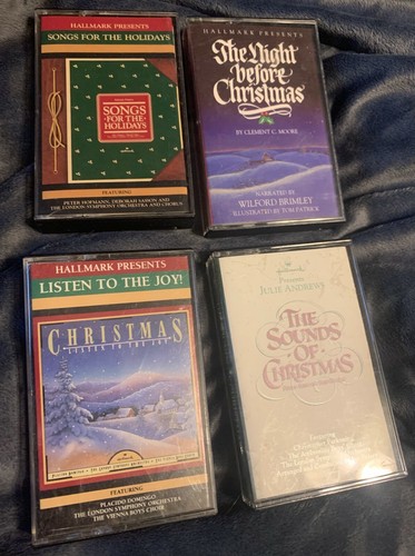 (Lot of 4) Hallmark Christmas Cassette Tapes - - Various Artists ...
