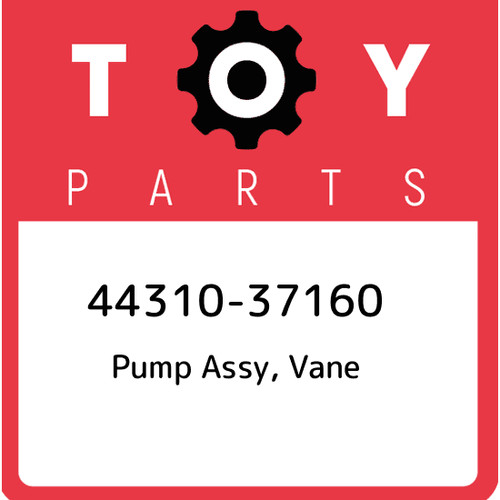 44310-37160 Toyota Pump assy, vane 4431037160, New Genuine OEM Part | eBay