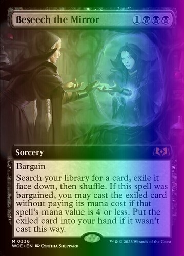 MTG Magic the Gathering Beseech the Mirror (336/515) Wilds of Eldraine ...