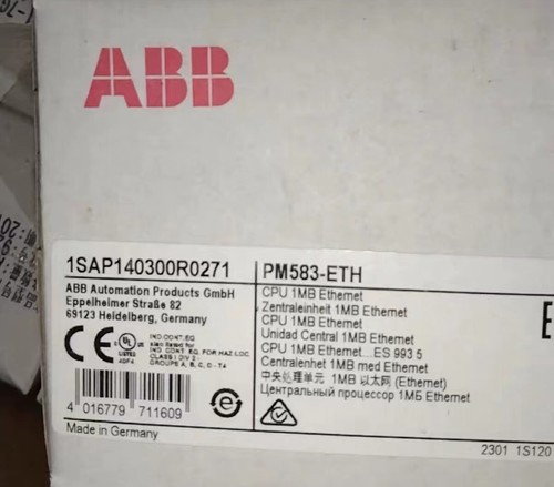 1pc ABB PM583-ETH Central Processing Unit 1SAP140300R0271 | eBay