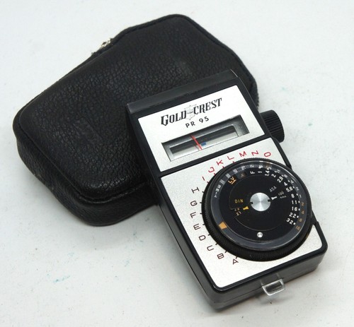 Vintage Gold Crest PR 95 Camera Light Meter in a Case | eBay