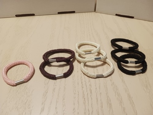 Set of 9 - Hair Bands - Black, Cream, Pink and Brown | eBay
