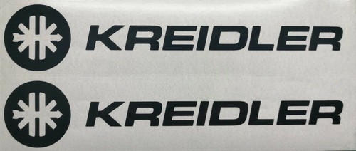 2 pieces KREIDLER stickers!!! 20 x 3.8cm | eBay