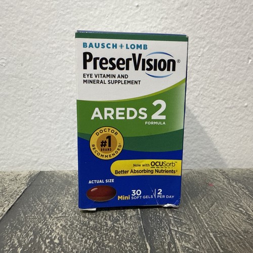 PreserVision Areds 2 30 mini Soft Gels, Eye Vitamin and Mineral ...
