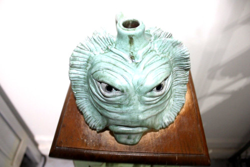 rene hardy creature black lagoon face jug 7''x7'' | eBay