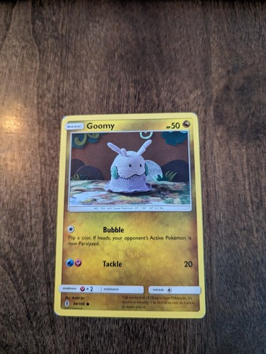 Goomy Basic Pokemon Card, Lightly Used. | eBay