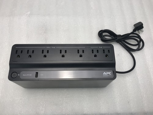 APC Back-UPS 600 BE600M1 600VA 330W Battery Backup & Surge Protector | eBay