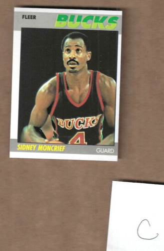 1987/88 Fleer Sidney Moncrief Card #76 (C) | eBay