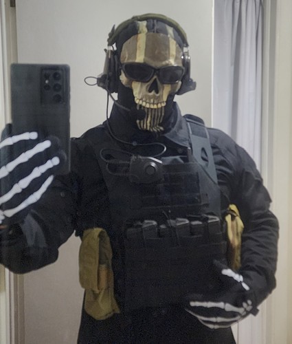 Call of Duty MW2 Simon Ghost Riley Mask Cosplay LEGIT | eBay