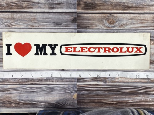 Vintage I Heart Love My Electrolux Bumper Sticker (B) - 15" - New ...