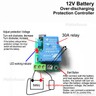 12V Battery Excessive Over Discharge Protection Controller 30A Switch ...