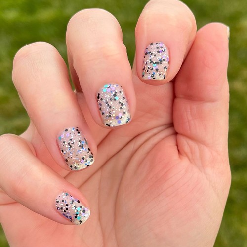 Color Street Nail Strips ~ MOONLIT MAGIC ~ Multi glitter LIMITED ...
