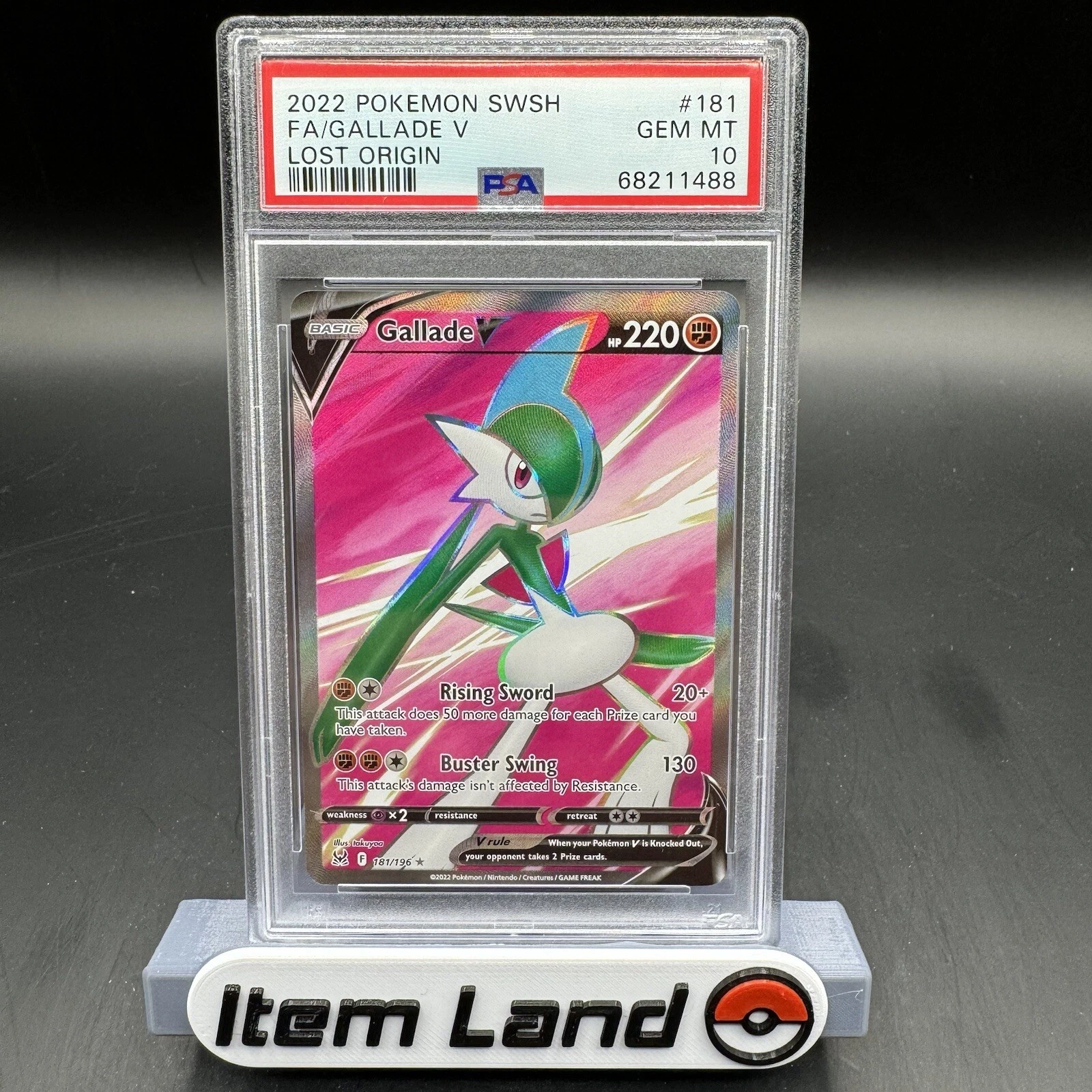 Gallade V 2022 Sword & Shield: Lost Origin #181/196 Holo (Full Art ...