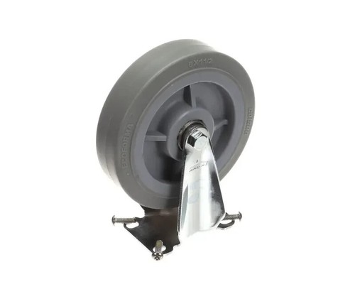 Cambro H11004 Caster Kit without Brake, Rigid Plate, 6" x 1.5", Single ...