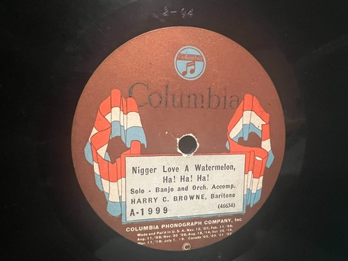 RARE 78rpm Harry C. Browne "Loves a Watermelon" & "Old Dan Tucker" 1916 | eBay