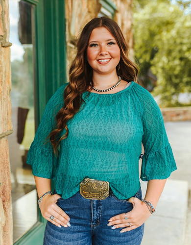 Womens Jade Aztec Printed Off The Shoulder Ruffle Sleeve Top | eBay