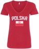 Threadrock Women's Polska Polish Flag T-shirt Poland Pride | eBay