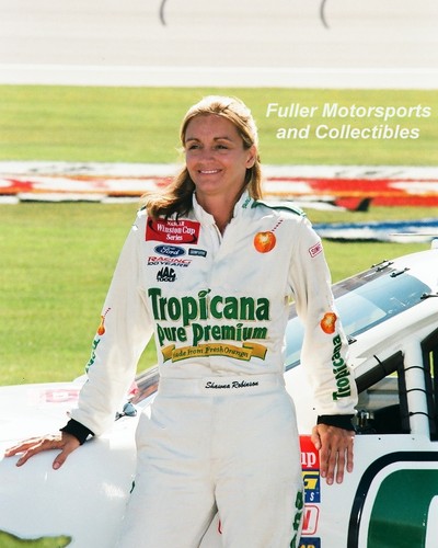 SHAWNA ROBINSON 2001 TROPICANA POSE NASCAR 8X10 PHOTO WINSTON CUP ...