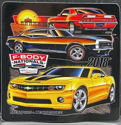 VRHTF NHRA COOL AWESOME "F BODY CHEVY NATIONALS" 4" X 4" STICKER | eBay