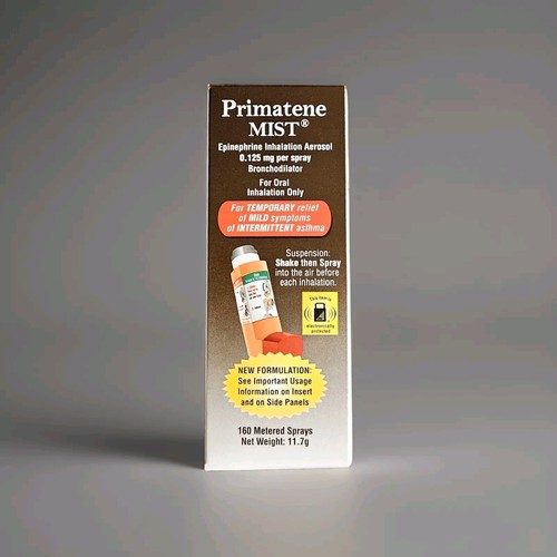 🌞 Primatene Mist, Epinephrine Inhalation Asthma Inhaler 160 Metered ...