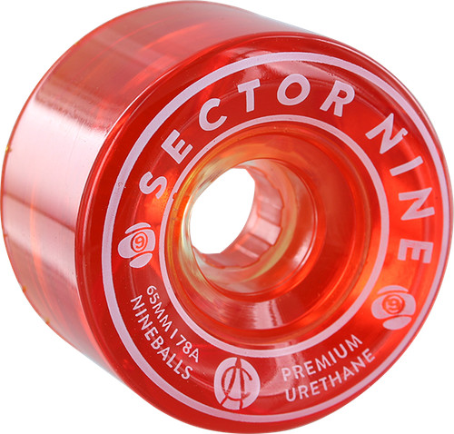 Sector 9 Nineballs 65mm 78a Warm Red Longboard Wheels (Set of 4) | eBay