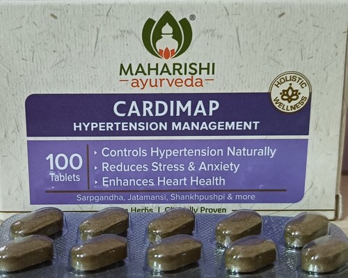 Maharishi Ayurveda Cardimap 100 Tabs | For Blood Pressure | Free ...