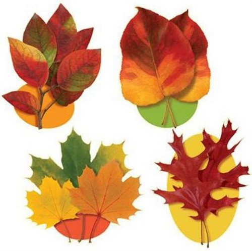 Autumn Leaf Cutouts 4 Pack Fall Thanksgiving Party Decorations | eBay