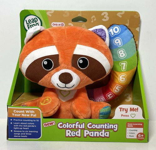 LeapFrog Colorful Counting Red Panda Learning Toy with Music Leap Frog ...