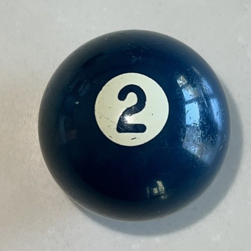 Miniature Pool Ball Small Billiards 1 -1/2" Two 2 Ball | eBay