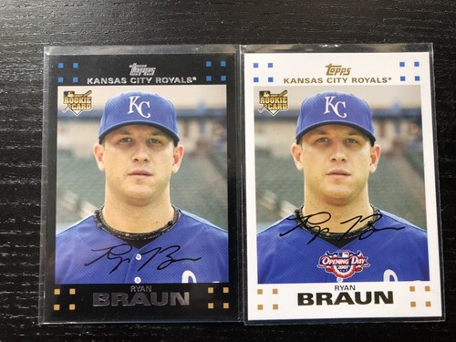 TWO 2007 Topps Ryan Braun #262 ROOKIE | eBay