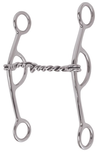 Weaver Leather Gag Bit, 5" Twisted Sweet Iron Mouth Pieces, 8" Cheeks ...