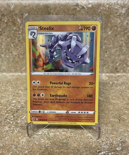 Steelix 139/264 -- Pokemon TCG Fusion Strike -- NM - Mint Holo Rare ...