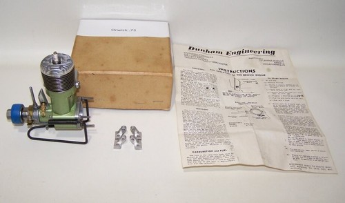 NIB (Made in U.K.) 1983 Dunham Orwick .73 Spark Ign. Model Airplane ...