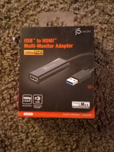 BRAND NEW J5 Create USB to HDMI Multi-Monitor Adapter 1080p FHD. JUA258 ...