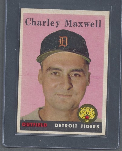 1958 Topps Baseball #380 Charley Maxwell EXMT 0380JR5 | eBay