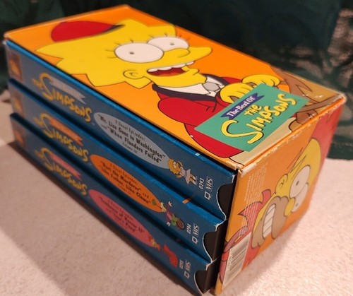 The Best of The Simpsons Vol 1-3 VHS 1999 3Tape BoxSetb90s Video Set 20 ...