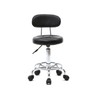 US Adjustable Home office Salon Stool with Backrest 360° Rotating ...