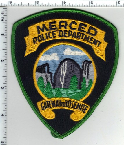 Merced Police (California) 2nd Issue 2nd Run Shoulder Patch | eBay