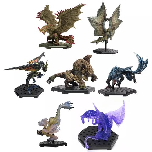 Monster Hunter Mini Figure Set of 6+Bonus Capcom Builder Best Vol.22-24 ...