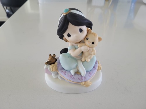 Disney Precious Moments Jasmine Baby Raja Tiger All My Wishes Come True ...