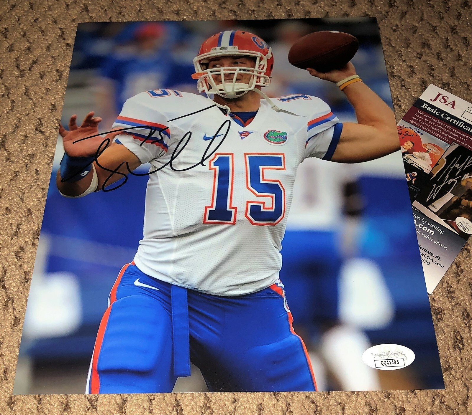 Tim Tebow | Autographed Football Memorabilia & NCAA Merchandise
