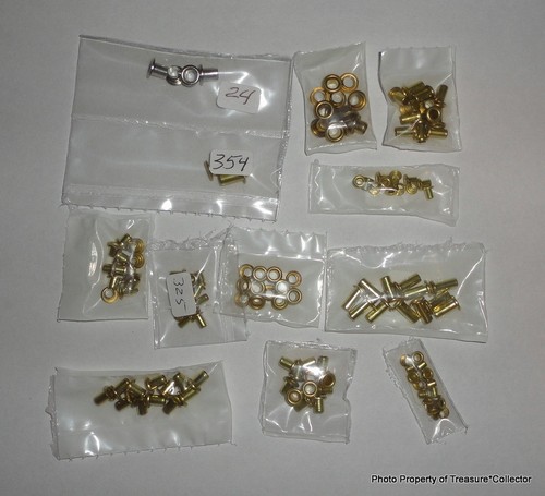 Robert Grossman Co Marx Trains 126 pc Brass Eyelet Rivet Set for Train ...