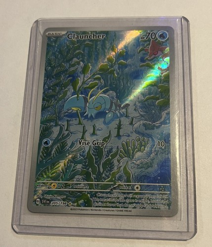 Clauncher 205/198 Scarlet & Violet Pokemon TCG Card Full Art NM/Mint | eBay