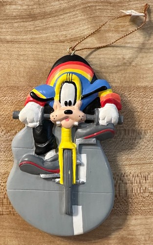 Disney Goofy Riding Bike Christmas Ornament 4 1/4" | eBay