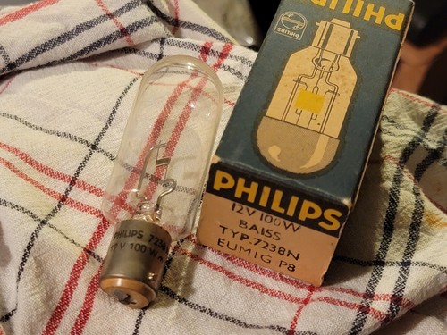 NOS PHILIPS BULB FOR EUMIG P8 PHONOMATIC, LEICA 2500-0370, 500-037 100W ...