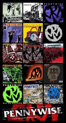 PENNYWISE album discography magnet (3.75" x 4.75" magnet) | eBay